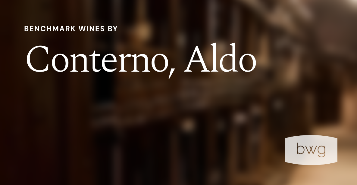 Conterno, Aldo Wines | Benchmark Wine Group